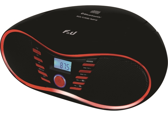 Ράδιο Cd Φορητό F&U RCD9043BT USB/Mp3 | Praktiker
