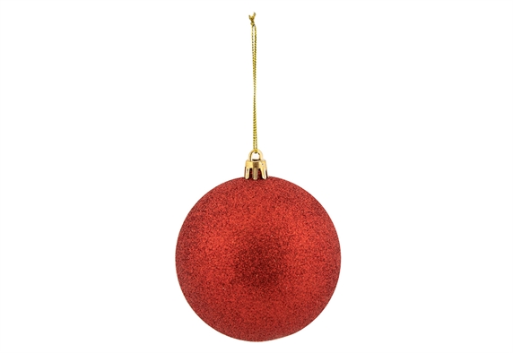 Μπάλα Glitter Κόκκινη Φ20cm | Praktiker