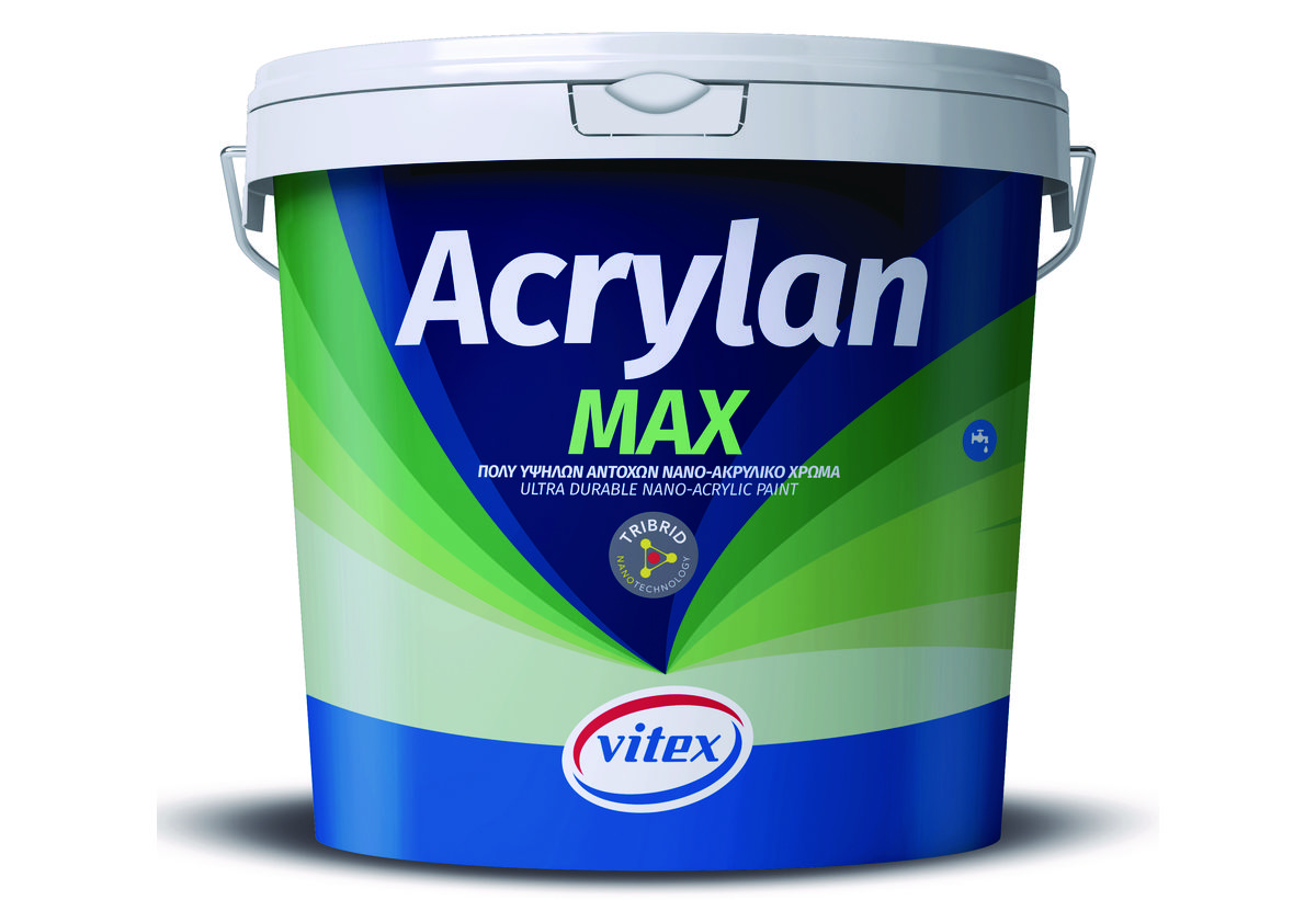 Χρώμα Ακρυλικό Acrylan Max Λευκό 3Lt | Praktiker