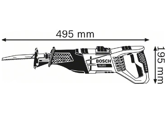 Bosch Σπαθόσεγα GSA 1100 E 1100W | Praktiker