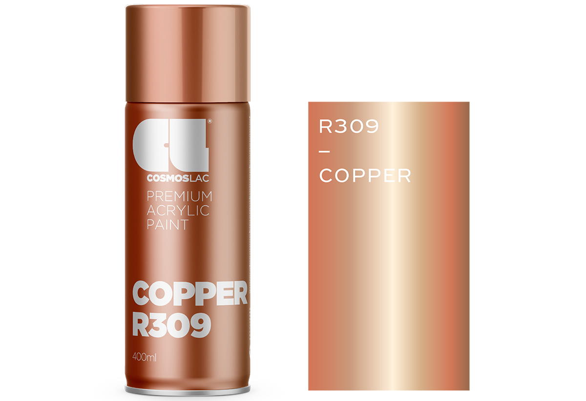 Cosmoslac Σπρέι Γενικής Χρήσης Ral R309 Bright Copper 400ml | Praktiker