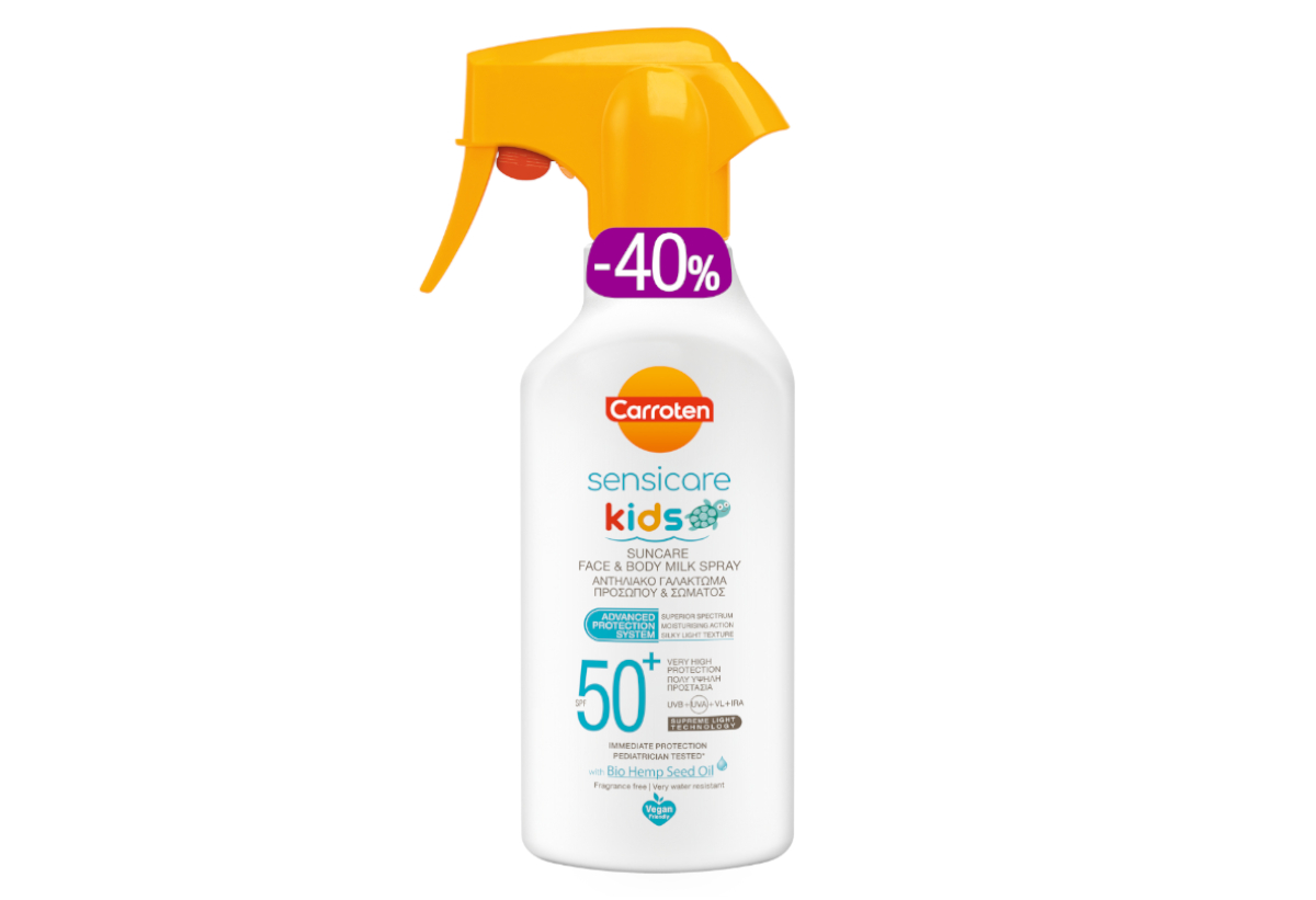 Carroten Sensicare Kids Milk Spray 270ml SPF50 | Praktiker