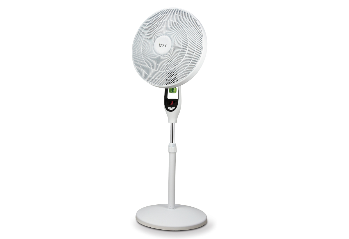 Izzy IZ-9036 Ανεμιστήρας 2 σε 1 Φ.40cm με Τηλεχειριστήριο | Praktiker