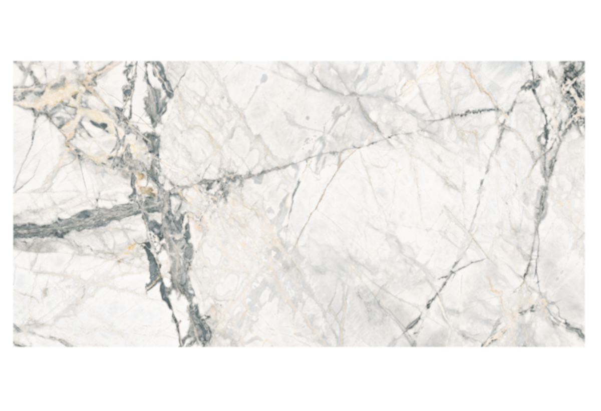 Πλακάκι Δαπέδου Πορσελανάτο Arabesque 60x120cm Λευκό | Praktiker
