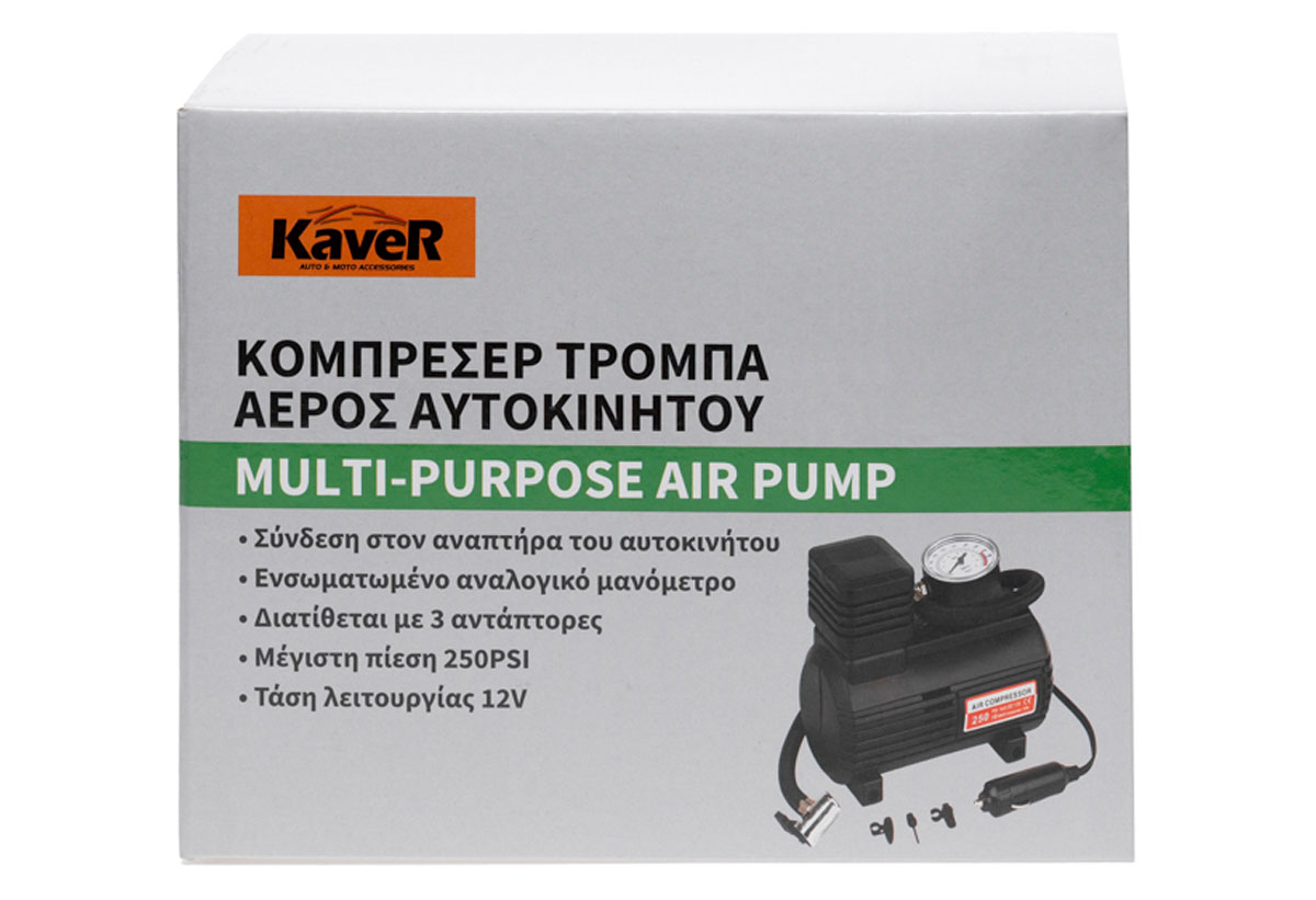 Kaver Κομπρεσέρ Αέρος 250PSI 12V | Praktiker