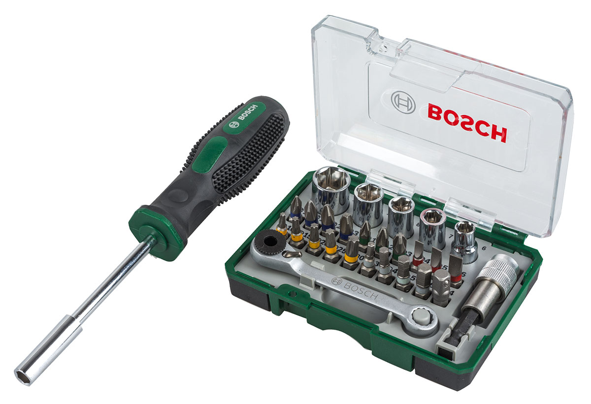 Bosch Σετ Καστάνια 1/4" & Καρυδάκια 27τμχ | Praktiker