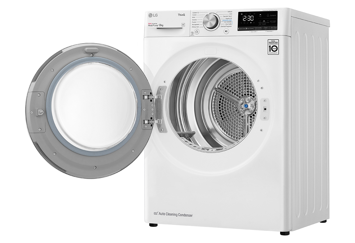 LG RH80V9AVHN Στεγνωτήριο 8kg | Praktiker