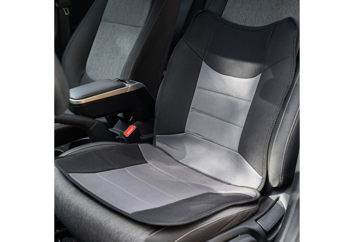 Πλατοκάθισμα Καθίσματος Αυτοκινήτου Kaver Universal Μαύρο/Γκρι 1τμχ ...