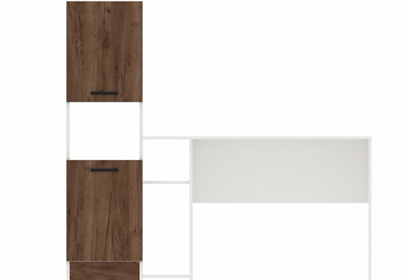 Γραφείο Kitwood Focus Μ172xΠ61xΥ110cm Λευκό | Praktiker