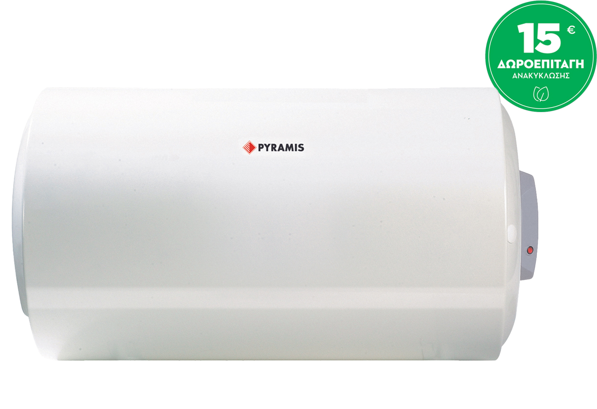 Pyramis Boiler Οριζόντιο Δεξί 80lt 3500W | Praktiker