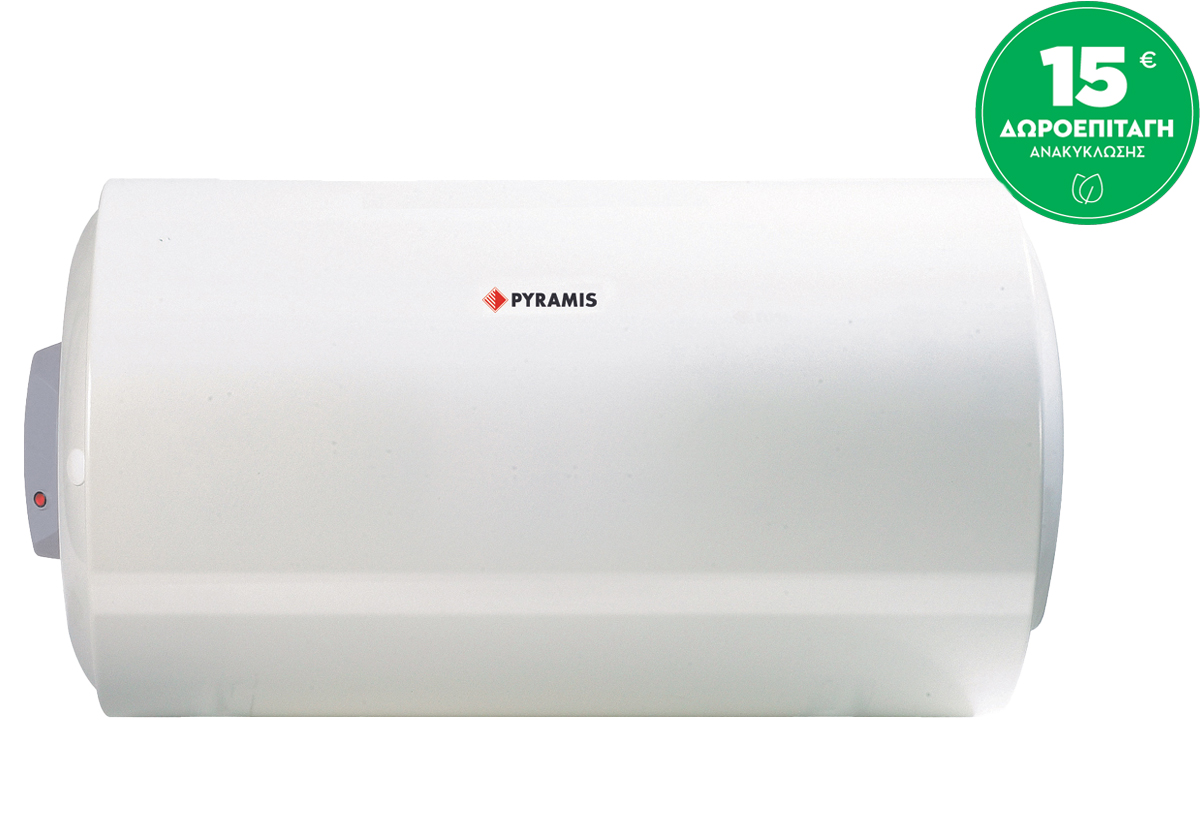 Pyramis Boiler Οριζόντιο Αριστερό 80lt 3500W | Praktiker