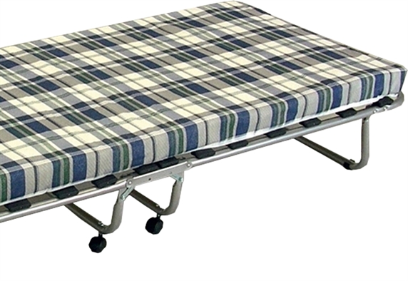 Κρεβάτι Πτυσσόμενο Liberta Milano Ασημί με Στρώμα 190x80cm | Praktiker