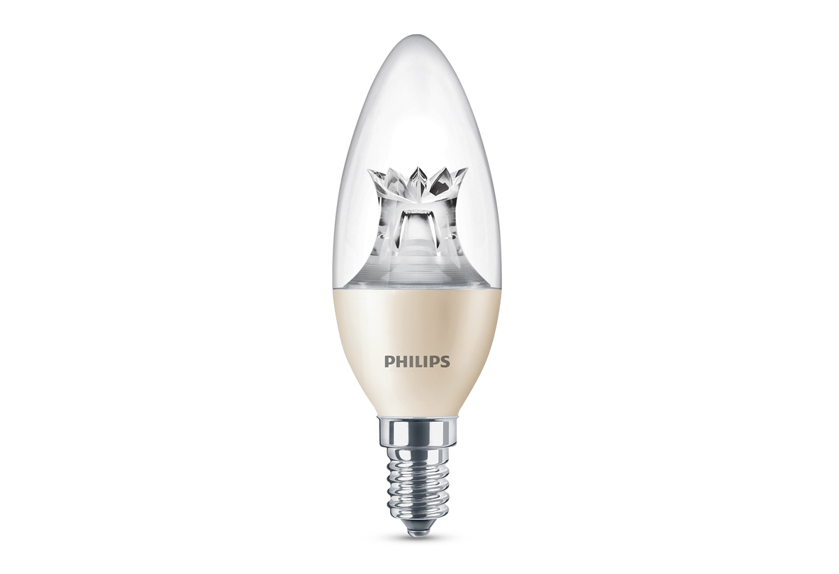 ΛΑΜΠΑ Led Philips ΚΕΡΙ 6w Ε14 Dimmable ΘΕΡΜΟ ΦΩΣ Praktiker